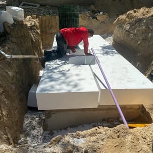 Formex Encapsulated Floats used for Floating Home | Geofoam, Styrofoam ...