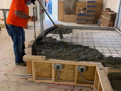 Foam Forms For Concrete Floors How To Pour A Concrete Slab (DIY)